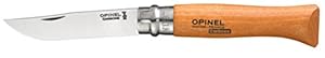 Opinel No.9 VRN Carbon Blade Lock Knife - Brown: Amazon.co.uk: Sports & Outdoors