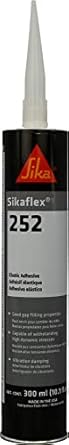 SIKA Sikaflex-252 White Polyurethane Adhesive 10.1 fl. oz. Cartridge ...
