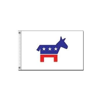 Amazon.com : New 3x5 Democratic Party Flag Political Democrat Flags ...