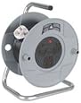 Brennenstuhl Standard 3-way socket cable reel (25m extension cord ...