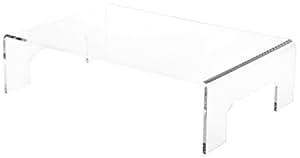 Amazon.com: Plymor Clear Acrylic Display Riser with Tray Handles, 4" H ...