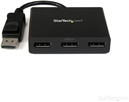 StarTech.com 3-Port Multi Monitor Adapter - DisplayPort 1.2 MST Hub ...