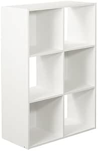 Amazon.com: Jetmax 6 Cube Organizer (Color: White, Maple & Espresso ...