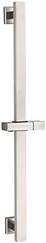 Drenky Shower Riser Rail, 304 Stainless Steel Square Shower Rail with ...