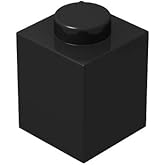 Amazon.com: Classic Brick Block Bulk, Black Bricks 2x4, Building Bricks ...