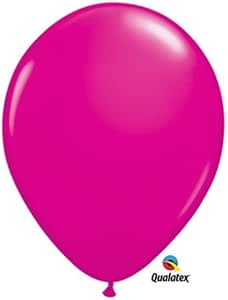 Amazon.com: Qualatex 5" Round Balloons, Wild Berry - Pack of 100 ...