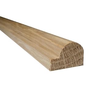 Solid Oak Panel Moulding (Profile C) 1m (Unfinished): Amazon.co.uk ...