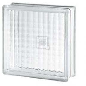 Quality Glass Block 12 x 12 x 4 Cross Ribbed Glass Block - - Amazon.com