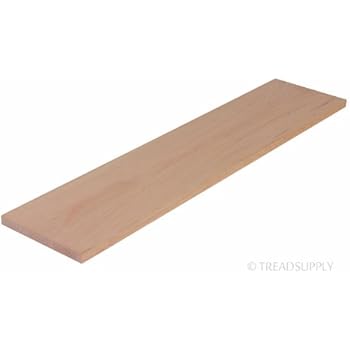 Red Oak Stair Tread - 36 in. x 11.5 x 5/8 in. Tread - Unfinished ...