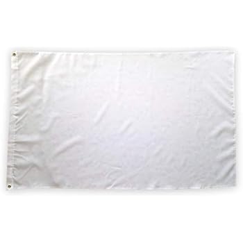 Amazon.com : Consummate Solid White Flag 3x5 Foot Plain White Blank ...