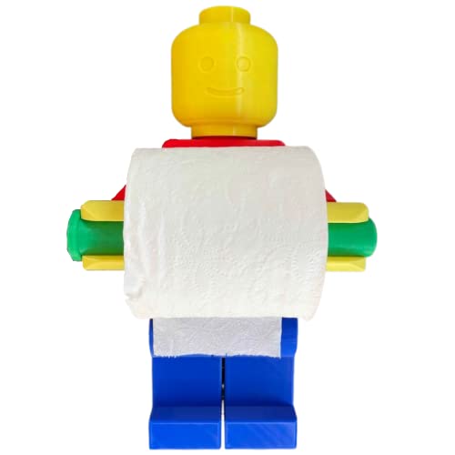 Cosplay Life Lego Man Toilet Paper Holder - Bathroom Accessory – Fits ...
