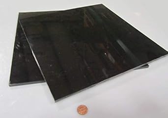 Amazon.com: Delrin Black Acetal POM Sheet .250" (1/4") Thickness x 12 ...