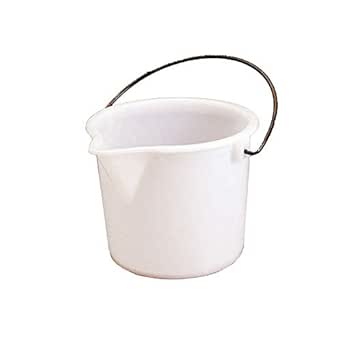 Nalgene 7002-0025 HDPE Graduated Lab Bucket, 10L Capacity: Science Lab ...