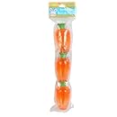 Amazon.com: Clear Orange Carrot Shaped Easter Eggs 3 Fillable Treat ...