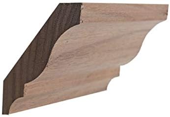 Amazon.com: American Black Walnut Crown Moulding 3/4" x 3-5/8" x 95 ...
