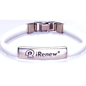 Amazon.com: I Renew Energized Well Being Health Bracelet White ...