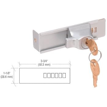 Amazon.com: Glass Showcase Lock (Ratchet Glass Cabinet Display Case ...