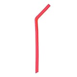 Red Licorice Twist Reusable Silicone Straws
