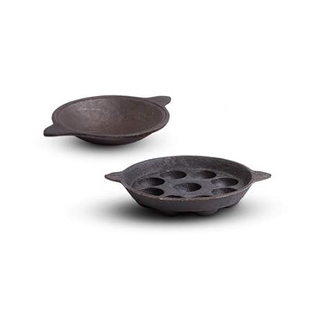 Buy The Indus Valley Pre Seasoned Cast Iron Breakfast Cookware Combo ...