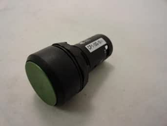 ABB ABB CP1-10G-10 22mm Assembled Pushbutton, Flush, Green, Compact: Electronic Component ...