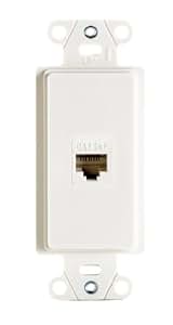 Legrand - On-Q WP3210WH PreConfigured 1Port Strap, 1 RJ45, White ...