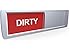 Amazon.com: Clean Dirty Dishwasher Magnet Sign Indicator - Plain Black ...