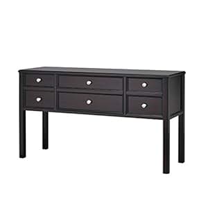 Amazon.com: Madison Console Table Ebony See Below: Kitchen & Dining