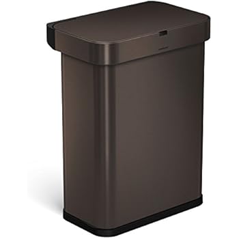 Amazon.com: simplehuman 58 Liter / 15.3 Gallon Stainless Steel Touch ...