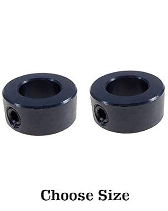 2 Pack 5/8" Bore Shaft Collar w/Set Screw - 5/8" Shaft Collar Steel ...
