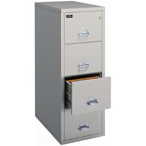 Amazon.com : Fireproof 4-Drawer Vertical Letter File Lock: Combination ...