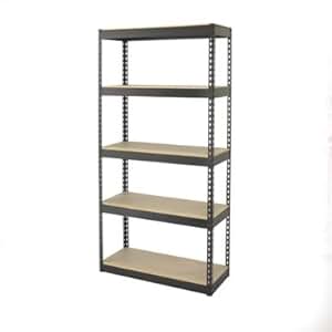 Gorilla Rack Shelving Unit 30"W X 12" D X 60" H 200 Lb Steel Black ...