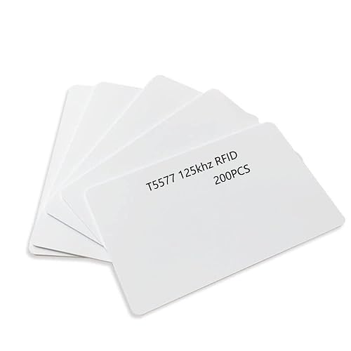 Meikuler T5577 Writable Rewrite ID Smart Card 125khz Blank White PVC ...