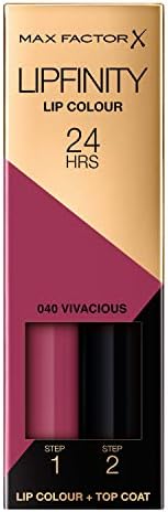 Max Factor Lipfinity Lipstick with Gloss , Vivacious 040 price in Saudi ...