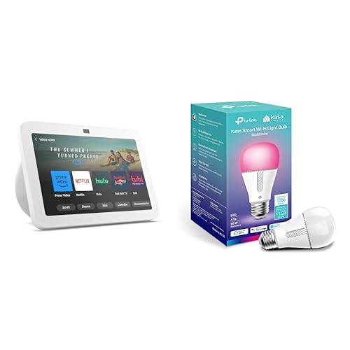 Echo Show 8 (3rd Gen, 2023 Release) In Glacier White Bundle With TP ...