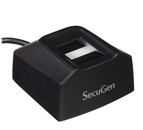 SecuGen HU20-A Hamster Pro 20 USB Fingerprint Reader, Black, 500 DPI ...