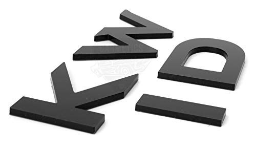 CarMetics Black Kwid 3d Letters Stickers Set for Renault Kwid - Car And ...