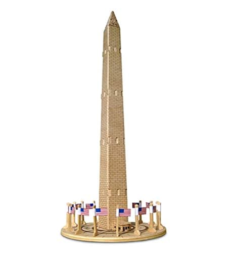 Puzzled 3D Puzzle Washington Monument Wood Craft Construction Model Kit ...