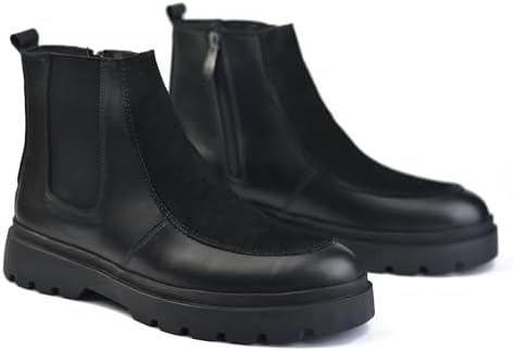 سعر Half Boot for Men (Safty) Genuine Leather and Suede and Non-Slip ...