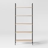 Amazon.com: Project 62 72" Loring 5 Shelf Ladder Bookcase, Walnut ...