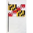 Amazon.com : Maryland - 4" x 6" State Stick Flag : Patio, Lawn & Garden