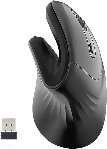 USB Rechargeable Vertical Mouse 2.4GHz Wireless L size, Ergonomic ...