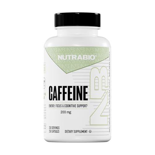 Mua NutraBio 100% Pure Caffeine Capsules (250 Capsules) trên Amazon Mỹ ...