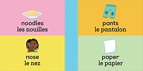 100 First Words for Toddlers: English-French Bilingual: A French Book ...