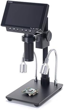 HAYEAR 34MP 4K 2016P HD HDMI USB Microscope Camera 5 Inch Display WiFi ...