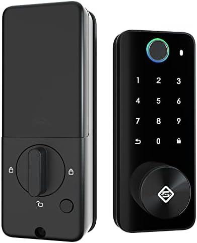 PINEWORLD Smart Lock Fingerprint Keyless Entry Door Lock WiFi ...
