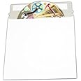 Amazon.com: Large White Cardboard CD Mailer 6" X 6-3/8" with Adhesive ...