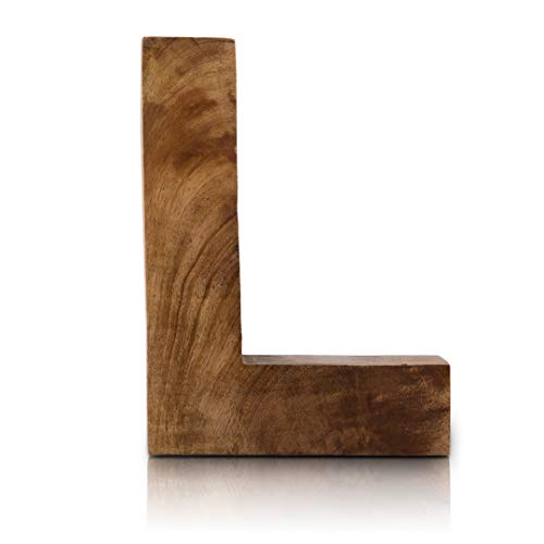 8" Decorative Solid Block Wooden Letters Alphabets Words Natural ...