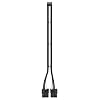 EZDIY-FAB RTX 3000 Series 12 Pin to Dual 8 Pin PCIe Sleeved Extension ...