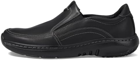Clarks Men's Clarkspro Step Loafer, Black Leather, 9, Black Leather, 9 ...