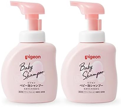 Pigeon Baby Shampoo Gentle Foam Hair Shampoo with Flower Fragrance, 0 ...